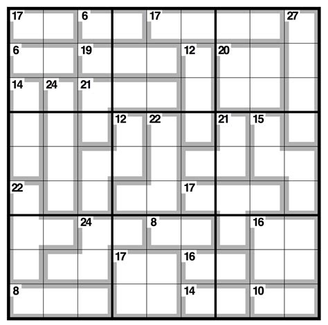 Free Printable Intermediate Killer Sudoku Download Free Printable