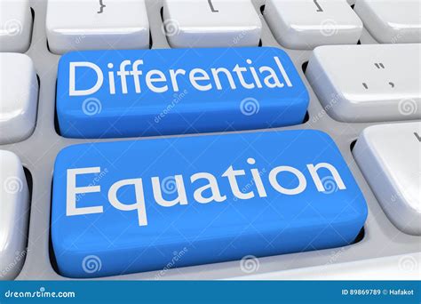 Differential Equation Concept Stock Illustration Illustration Of Equation Homework 89869789