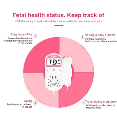 Fetal Heart Monitor Home Pregnant Women Non Radiat Vicedeal
