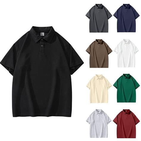 Hfnxid Mens Oversized Golf T Shirts Big And Tall Short Sleeve Tshirts