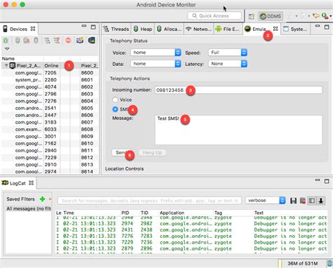 How To Simulate An Incoming Call Or Sms To An Emulator In Android