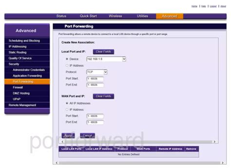 Opening Ports In A Calix 823G 2 Router