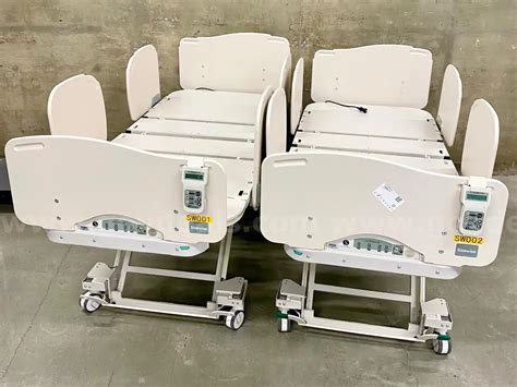 Lot Of 2 Electric Patient Beds Wok Sizewise 379 12 Allsurplus