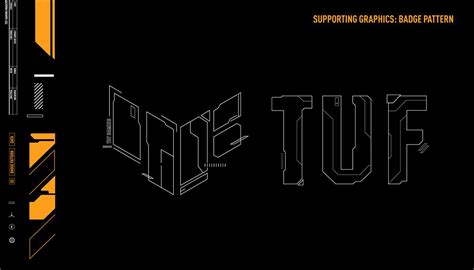 Tuf Gaming Rebrand Behance Visual Identity System Graphic Design Branding Letter Logo Design
