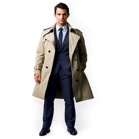 Download Man In Trench Coat Png Bcp