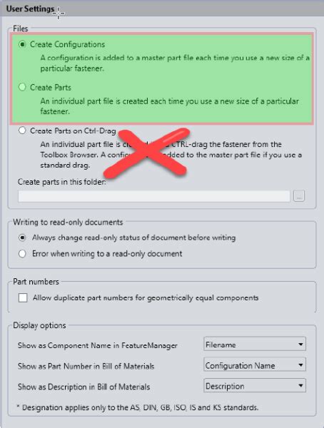 SOLIDWORKS Toolbox Setup Best Practice For Managing User Settings In A Shared Environment