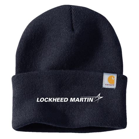 Navy Carhartt Watch Cap 2 0 Lm Logo Lockheed Martin Company Store