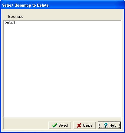 Chapter Geographical Information System Basemaps Static Basemaps Deleting A Static Basemap