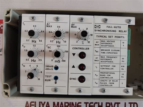 Deif Full Auto Synchronising Relay Aeliya Marine