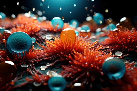 Premium Ai Image The Unseen Becomes Visible Intricate Bacteria Elusive Viruses And Sprawling