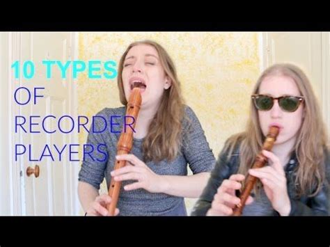 Types Of Recorder Players Team Recorder YouTube Recorder