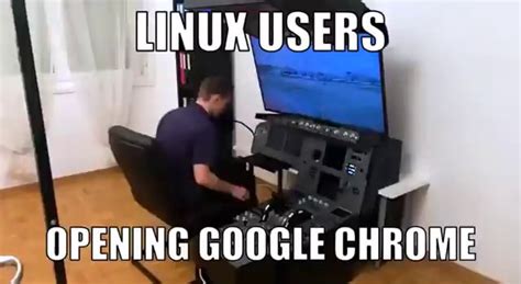 LINUK USERS OPENING GOOGLE CHROME IFunny