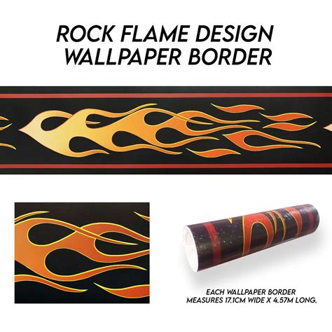 Flame Design Border