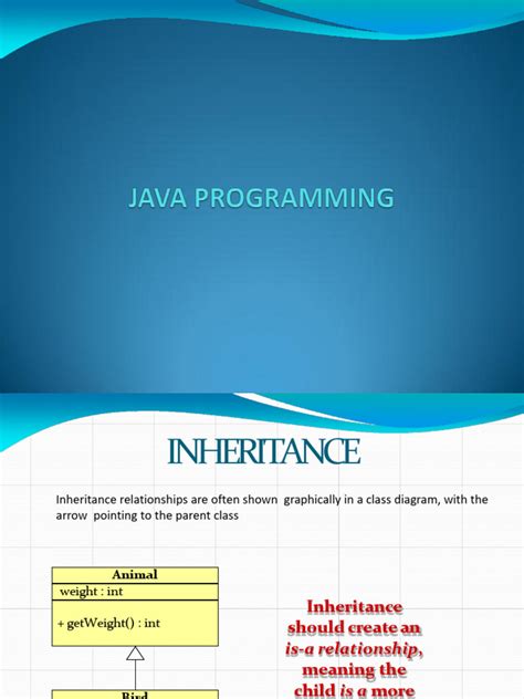 computer classes inheritance polymorphism and interface pdf