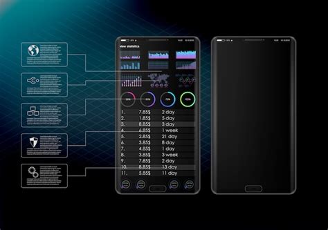 Premium Vector Clean Mobile Ui Design Concept Trendy Mobile Banking Cryptocurrency