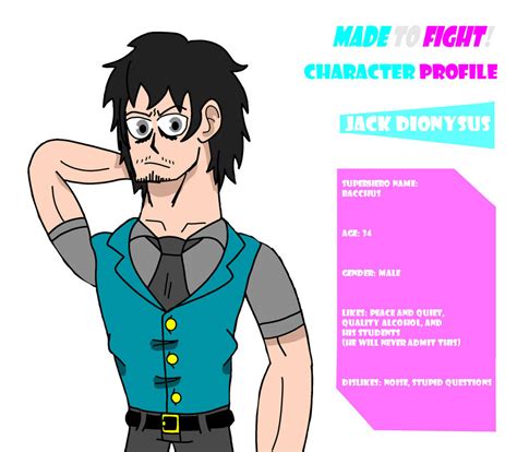 Made To Fight Character Profile Jack Dionysus By Mlp Vs Capcom On