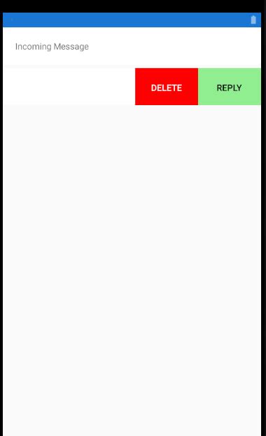 Swipeview Options Dont All Always Show In Android Microsoft Qanda