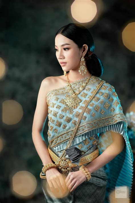 Thai Chakkri Dress Thailands National Clothing Cambodian Outfits
