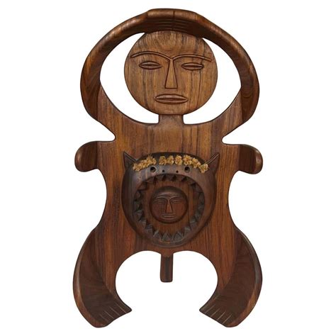 Edwin Scheier 1964 Modernist Sculpture Of Man Riding Jaguar Which Has Eaten Man For Sale At