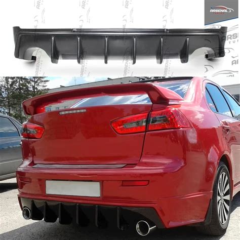 Mitsubishi Lancer Evo X Original Oem Rear Diffuser Extension