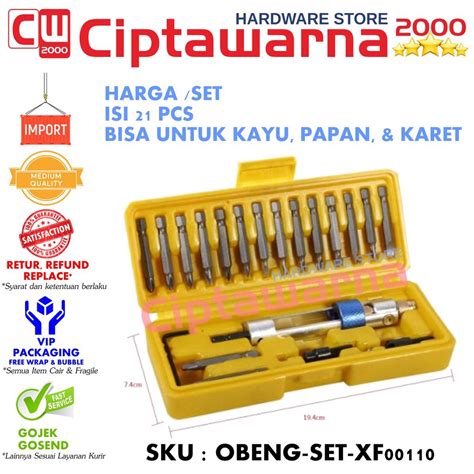 Jual Mata Bor Tangan Manual Dengan Obeng Set Papan Kayu Sekrup 2 In 1 Cw1 Shopee Indonesia