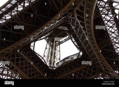 Eiffel Tower Structure Design Details Stock Photo Alamy