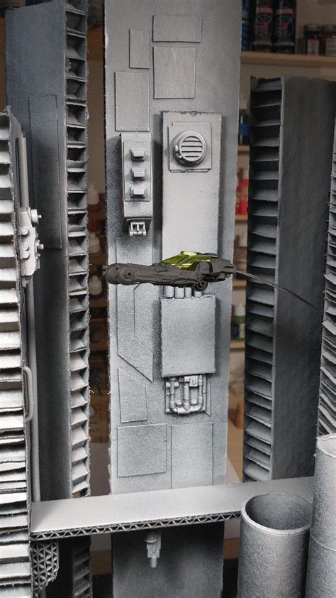 Vigilante Sculpting Cyberpunk City Wip