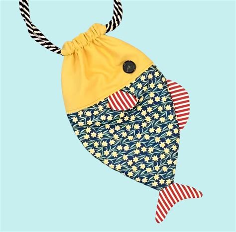 Drawstring Bag Sewing Pattern 2 Sizes Pdf Pattern For Drawstring Bag