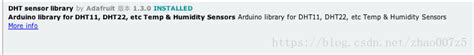 Arduino Dht22dht11温湿度感应器室内温湿度感应器代码 Csdn博客