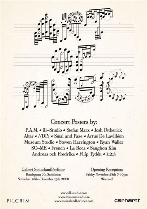 Pin By 이소 임 On 그래픽 디자인 포스터 Music Art Type Posters Music Design