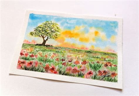 Easy Watercolor Landscape Ideas For Beginners My Art Aspirations