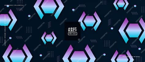 Premium Vector Abstract Geometric Gradient Shapes On Composition Dynamic Illustration Background