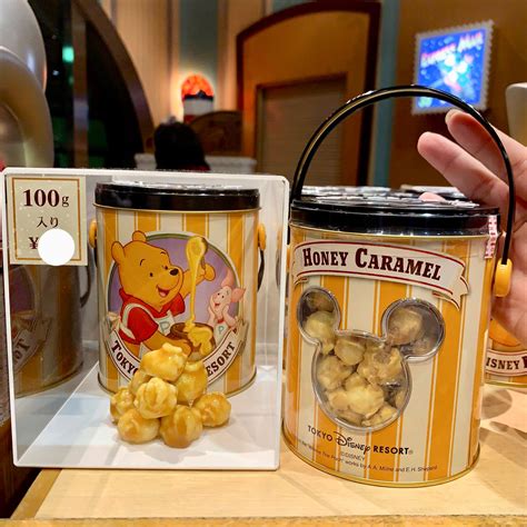 Maryandszu 1月 東京迪士尼園區🇯🇵連線中 「維尼蜂蜜爆米花小鐵桶」480 Exp