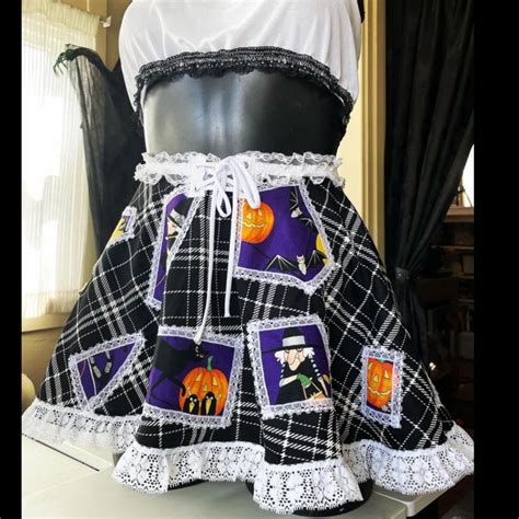 Mini Skirt No Panty Etsy
