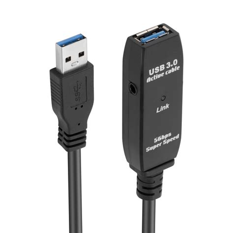 USB 3 0 Male To Female Data Sync Super Speed Extension Cable Length 30m