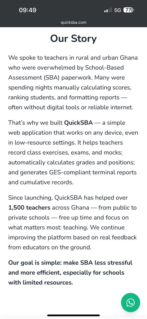 Quick School Based Assesment