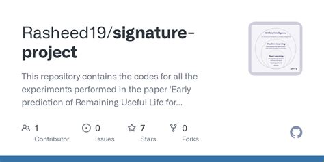 Github Rasheed19 Signature Project This Repository Contains The