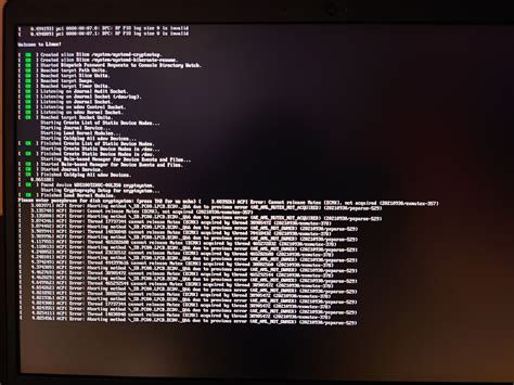 What Are These Acpi Errors Archlinux