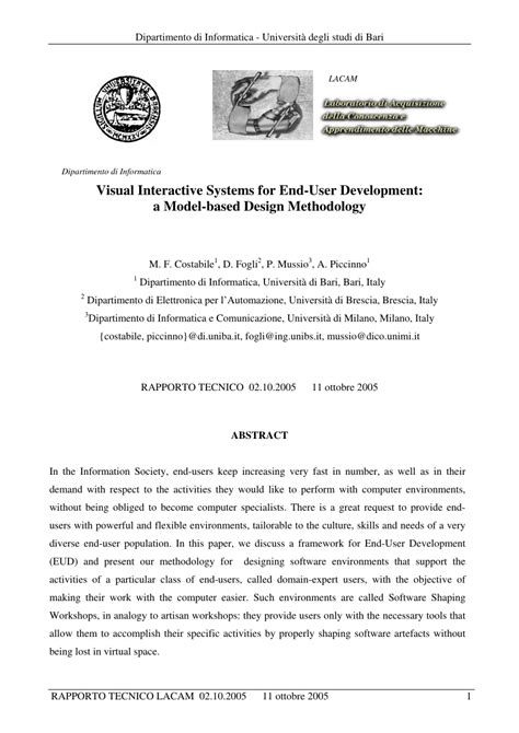pdf visual interactive systems for end user development a model