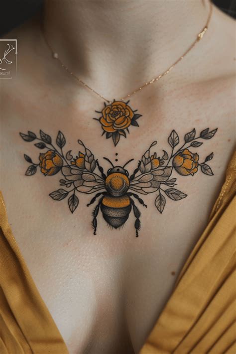 Beautiful Realistic Honey Bee Tattoo Ideas For Inspiration Honey Bee