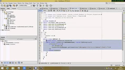 membuat data mahasiswa dengan netbeans dan xampp youtube