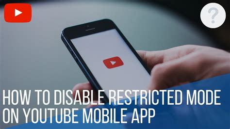 how to disable restricted mode on youtube youtube