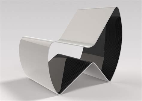 Kris Lambas Rv1 Chair Is Made From A Carbon Fibre Sheet