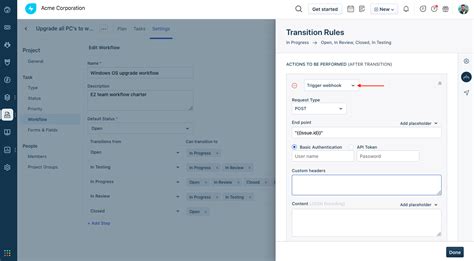 how to configure workflow transitions freshservice
