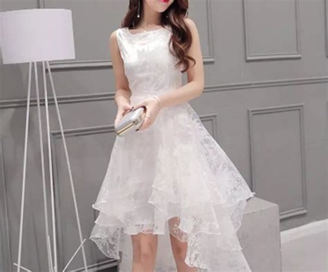 White Silk One Piece Dress Size S Xl Rs 500 Piece Lavish Ho Id