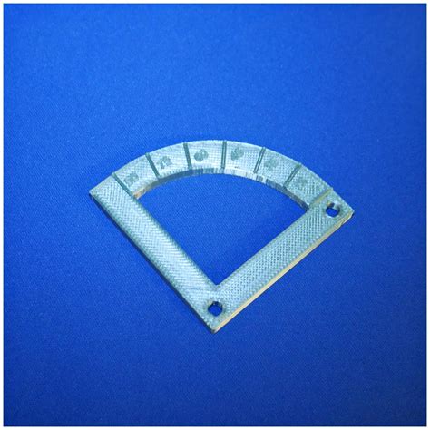3d Printable Protractor By Tom Hohner