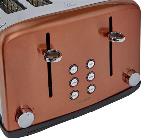 Buy Cookworks Pyramid 4 Slice Toaster Copper Toasters Argos