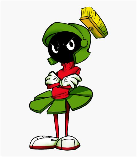 Marvin The Martian Looney Tunes Cartoon Art Comic Hd Png Download