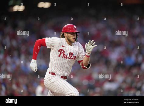 Philadelphia Phillies Alec Bohm Plays During A Baseball Game Monday May 12 2025 In