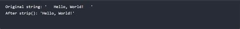 Python Strip Function Overview Syntax And Examples